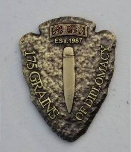 Arrowhead Sniper Challenge Coin