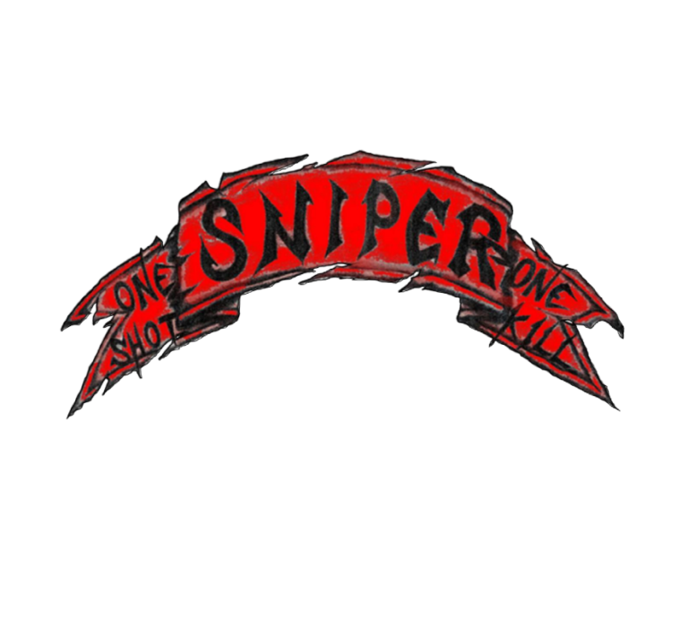 Sniper Tab Vinyl Sticker 4" x 1"