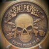 Sniper Challenge Coin (Solid Brass)
