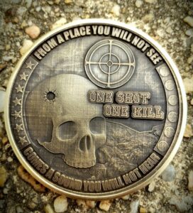 Sniper Challenge Coin (Solid Brass v2) OSOK